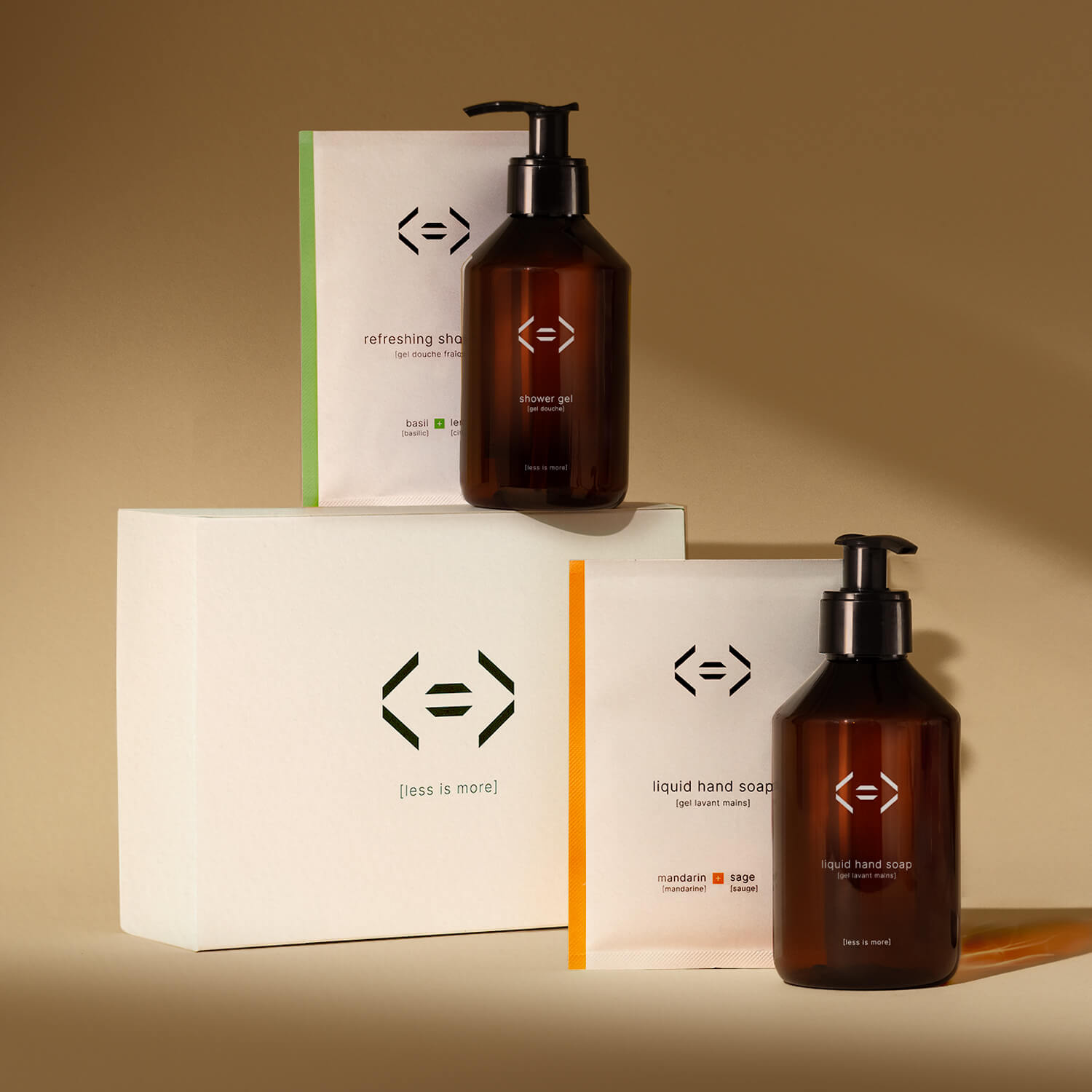 [liquid hand soap + shower gel] pop set