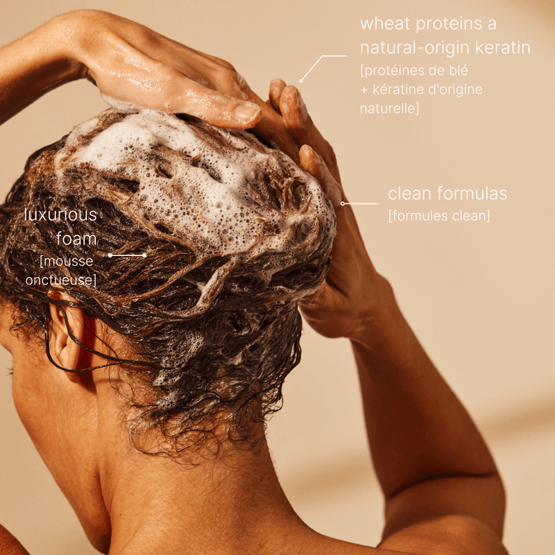 softening shampoo (dry hair) : argan + oat - less is more